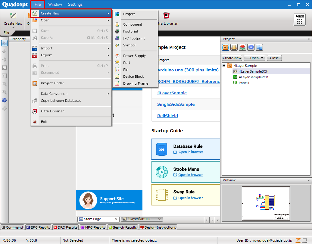 Quadcept - Create New